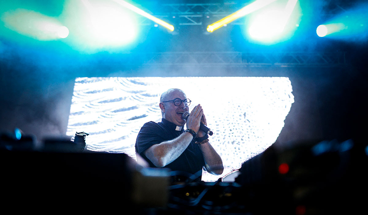 Meet the DJ priest who had his headphones blessed by Pope Francis