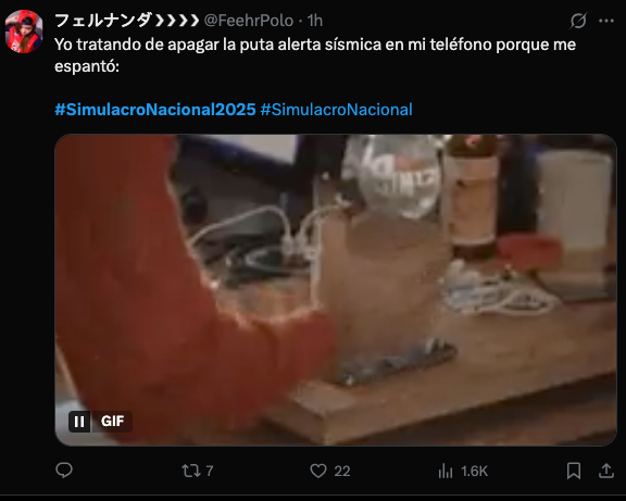 Simulacro Nacional 2025: Los mejores memes