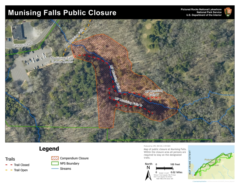 Popular Munising Falls trail won't open in 2026. What NPS is doing