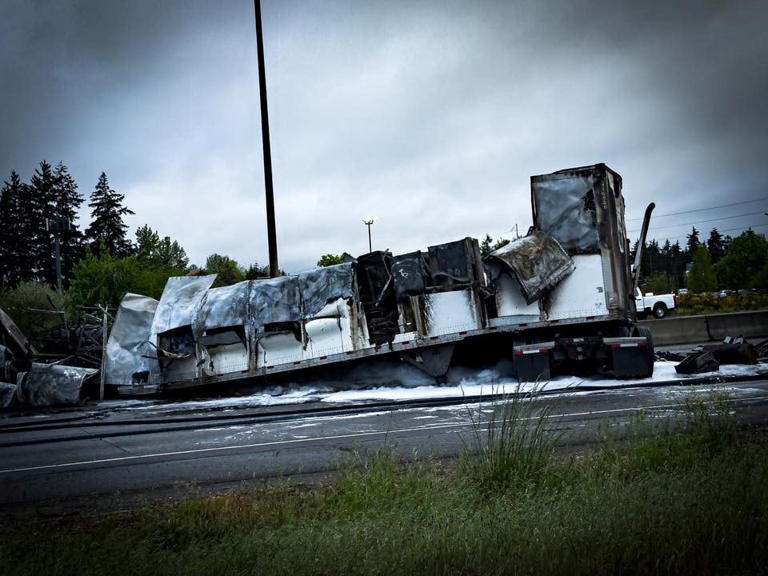 I-5 in Tacoma reopens after fatal early morning semi-truck crash