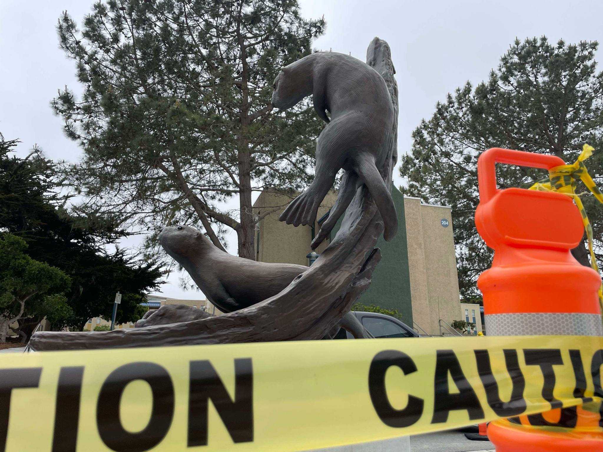 CSUMB’s new sea otter statue vandalized amid student housing frustrations