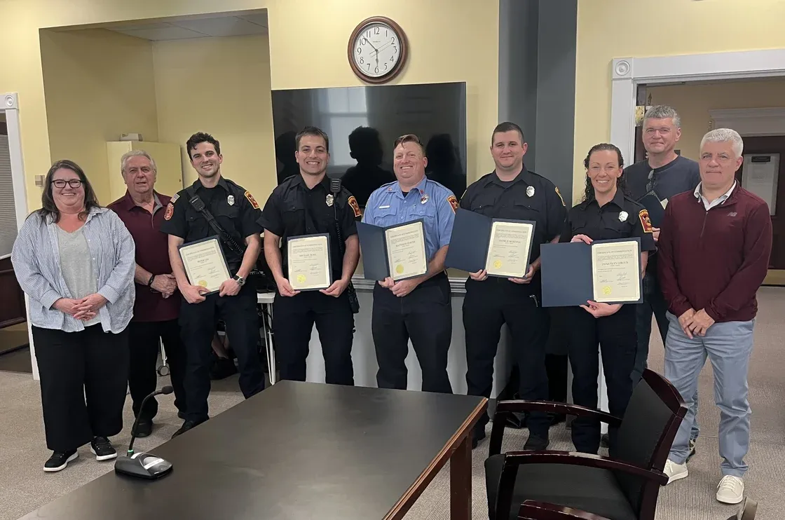 East Bridgewater firefighters recognized for 'heroic' rescue of injured ...