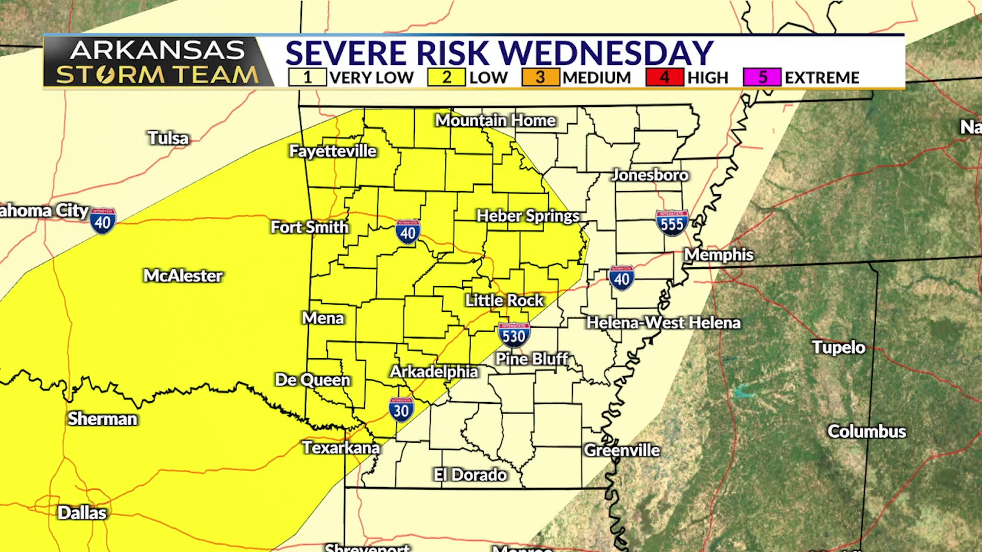 Arkansas Storm Team Forecast