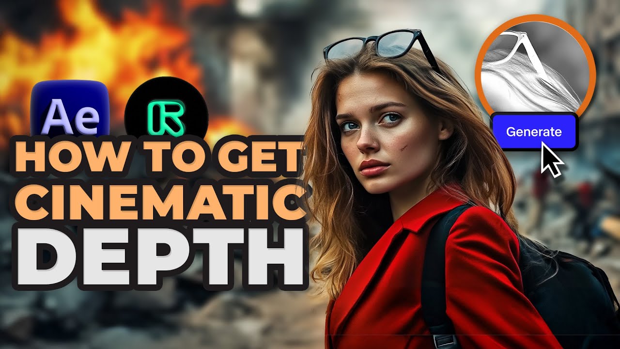 Make Your Videos CINEMATIC with Depth Maps After Effects & Runway Tutorial