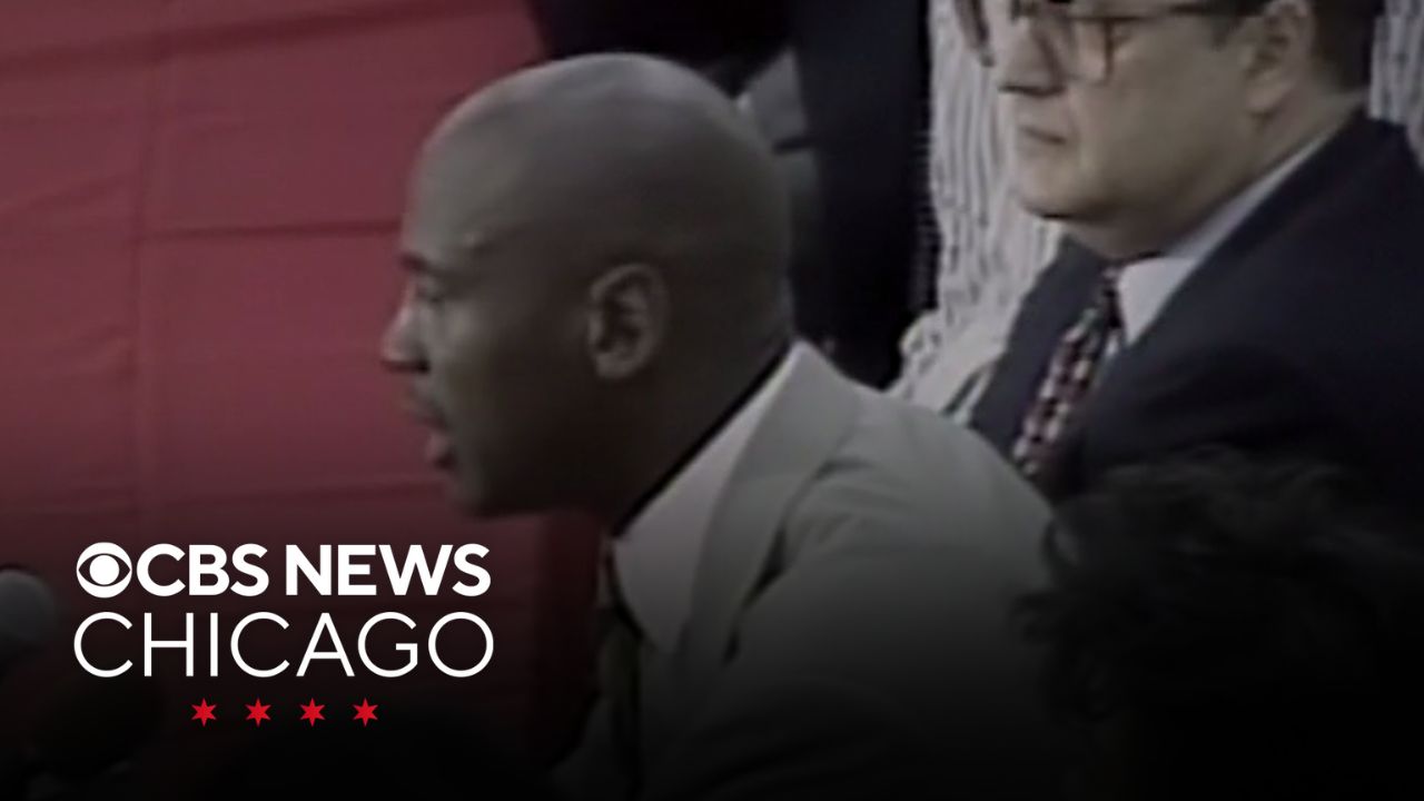 CBS Chicago Vault: Michael Jordan announces his retirement from ...