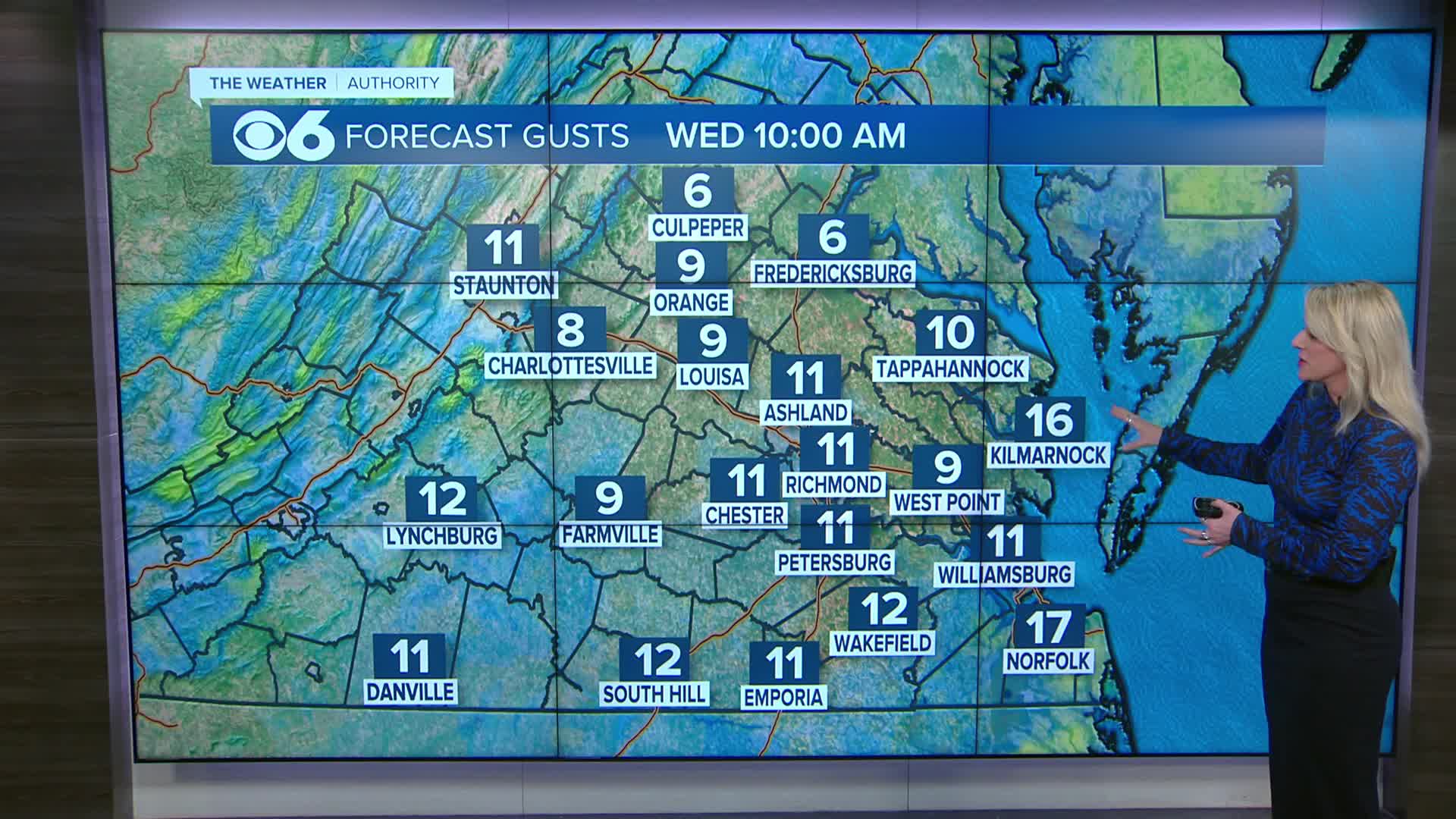 Breezy, but Warm Tuesday