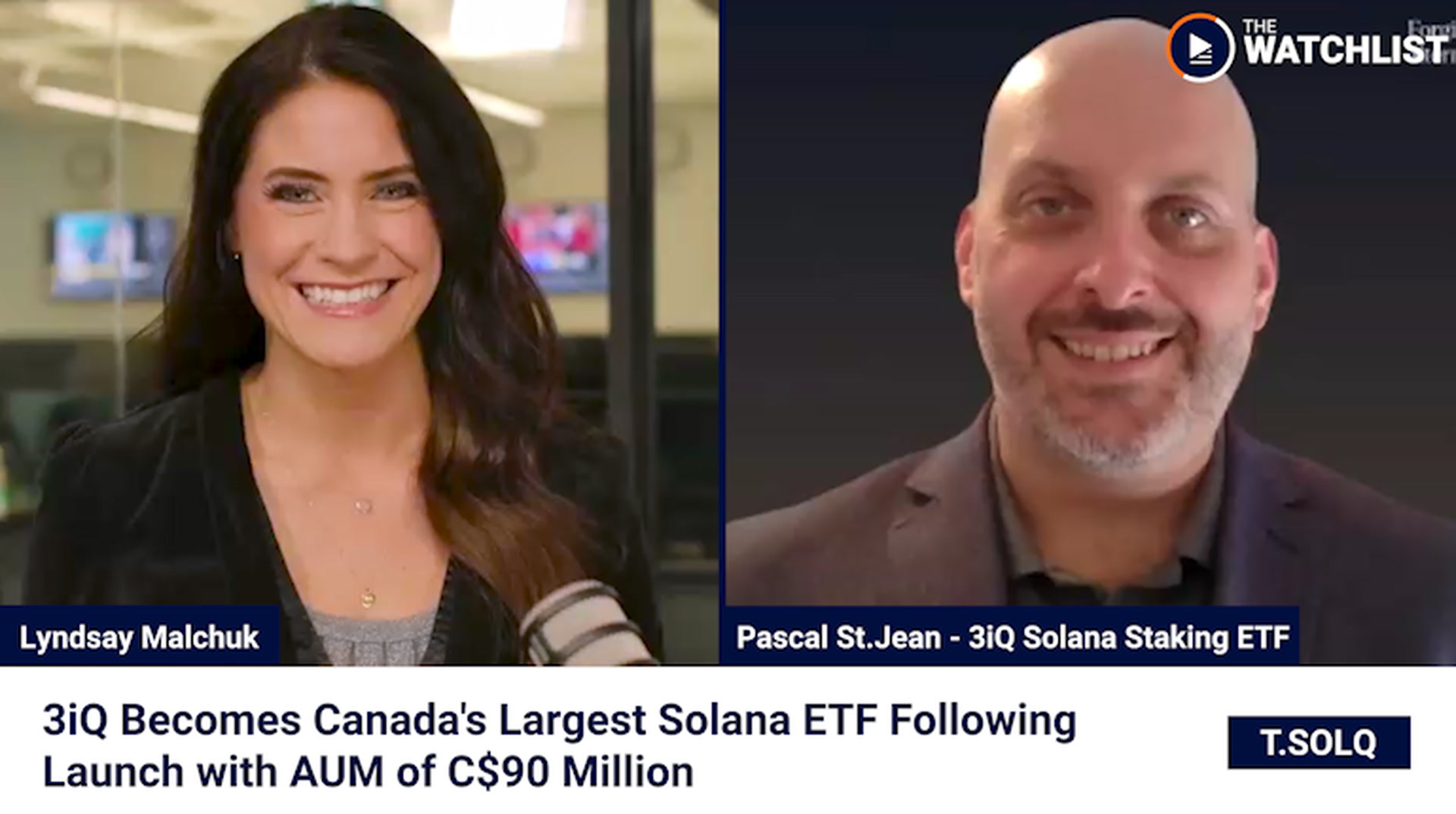 3iQ Solana Staking With President & CEO, Pascal St.Jean