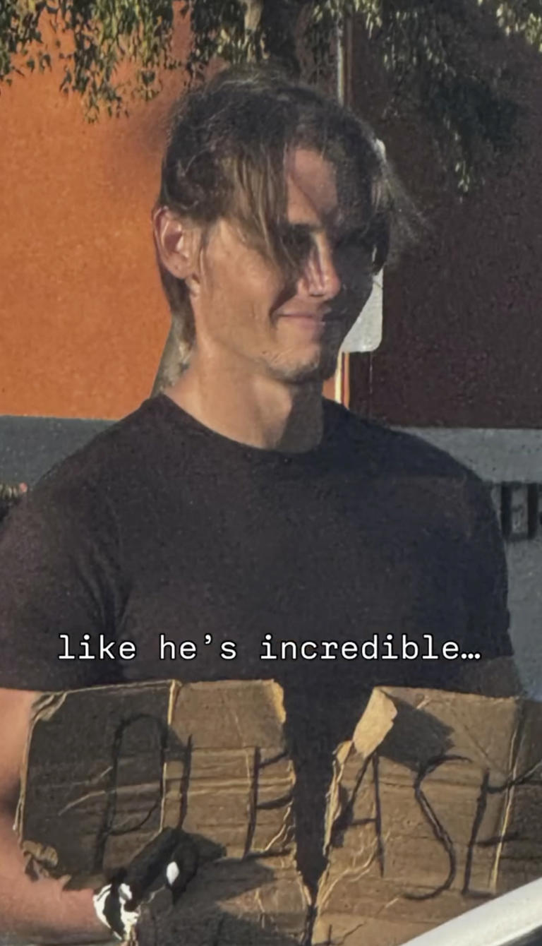 Proud heartthrob panhandler goes viral after rejecting calls for ...