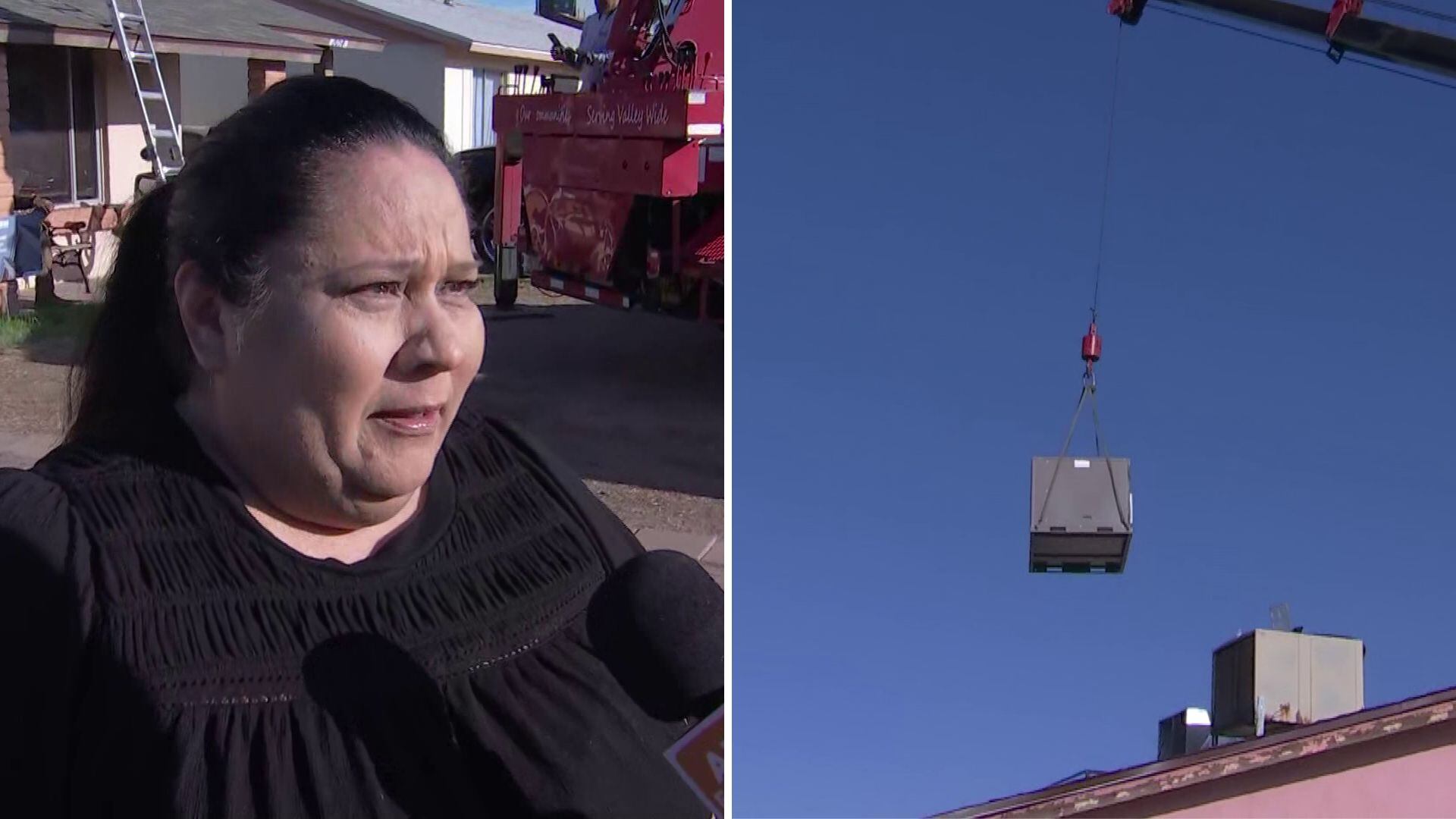 South Phoenix single mother gifted new A/C unit