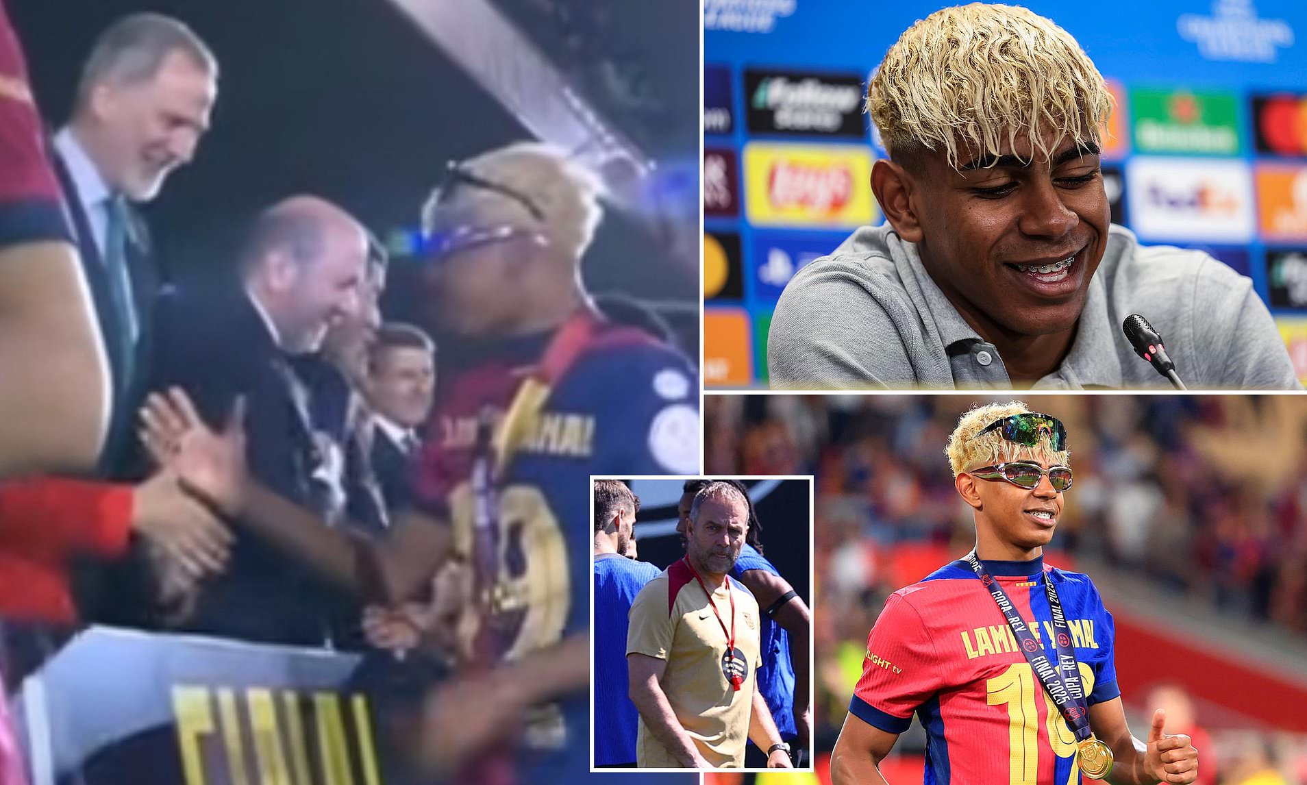 Lamine Yamal breaks his silence after being accused of showing a 'lack of respect' to the King ...