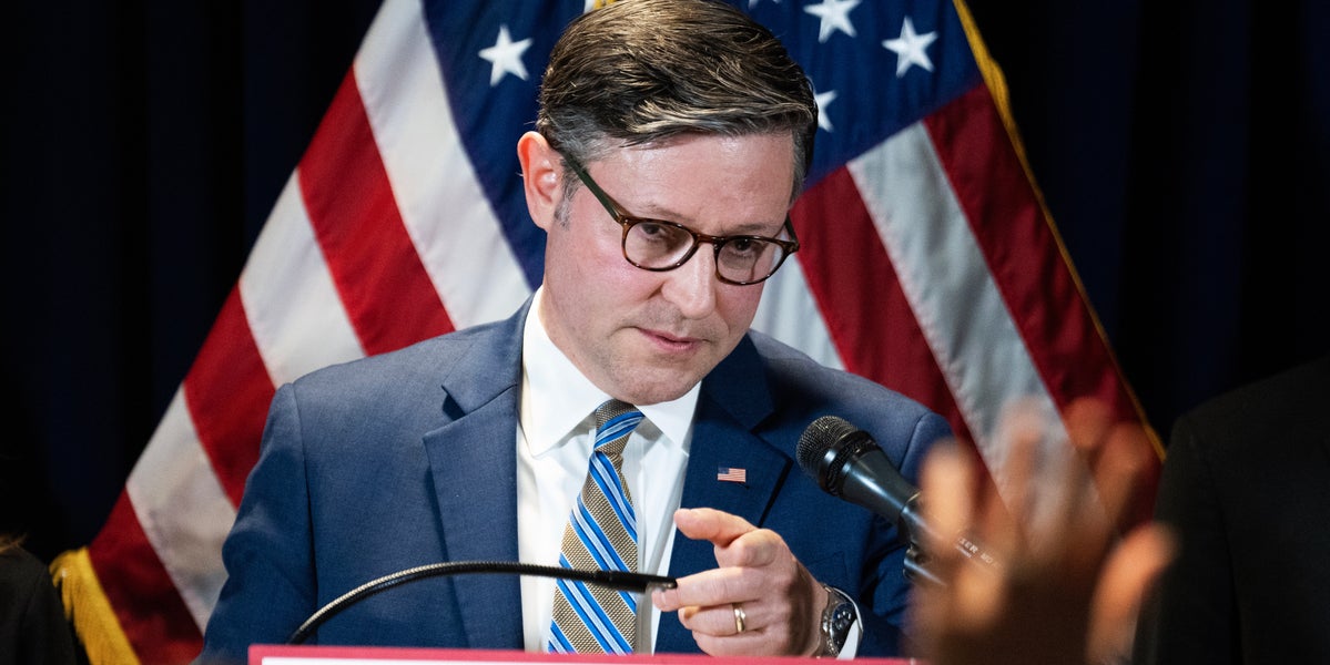 Mike Johnson Says Trump’s Bad Polls Reflect ‘Emotional Reaction’ To ...