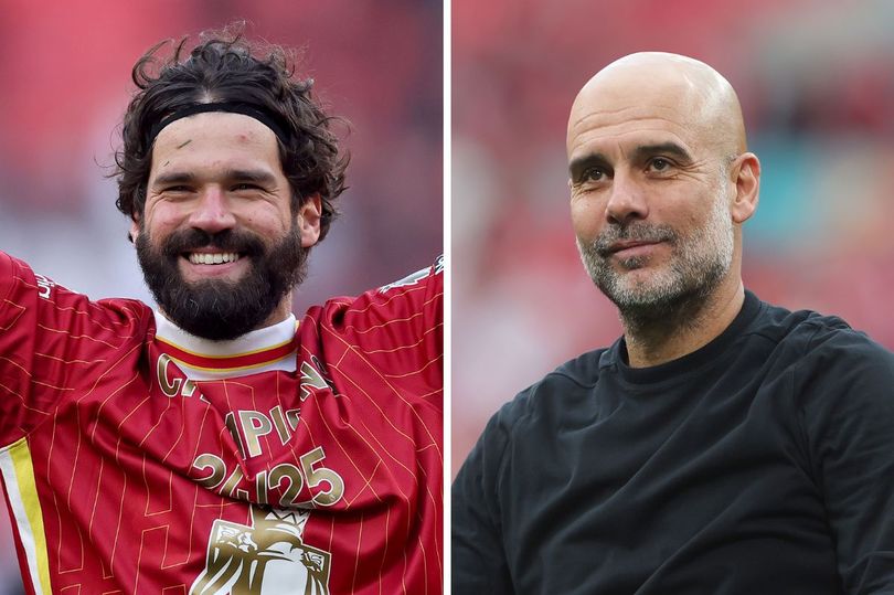 Alisson reveals classy gesture from Pep Guardiola after tragic death of ...