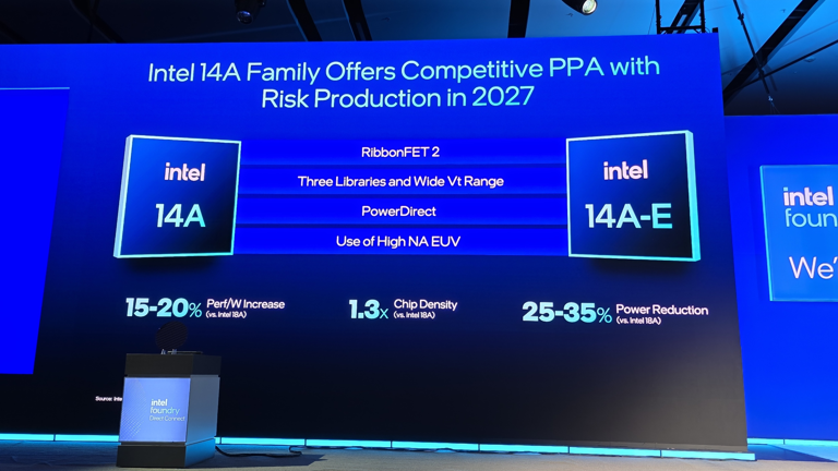 Intel Foundry Roadmap Update - New 18A-PT variant that enables 3D die ...
