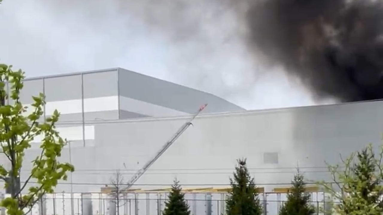 Fire at Joliet IKEA warehouse leaves 1 firefighter in hospital