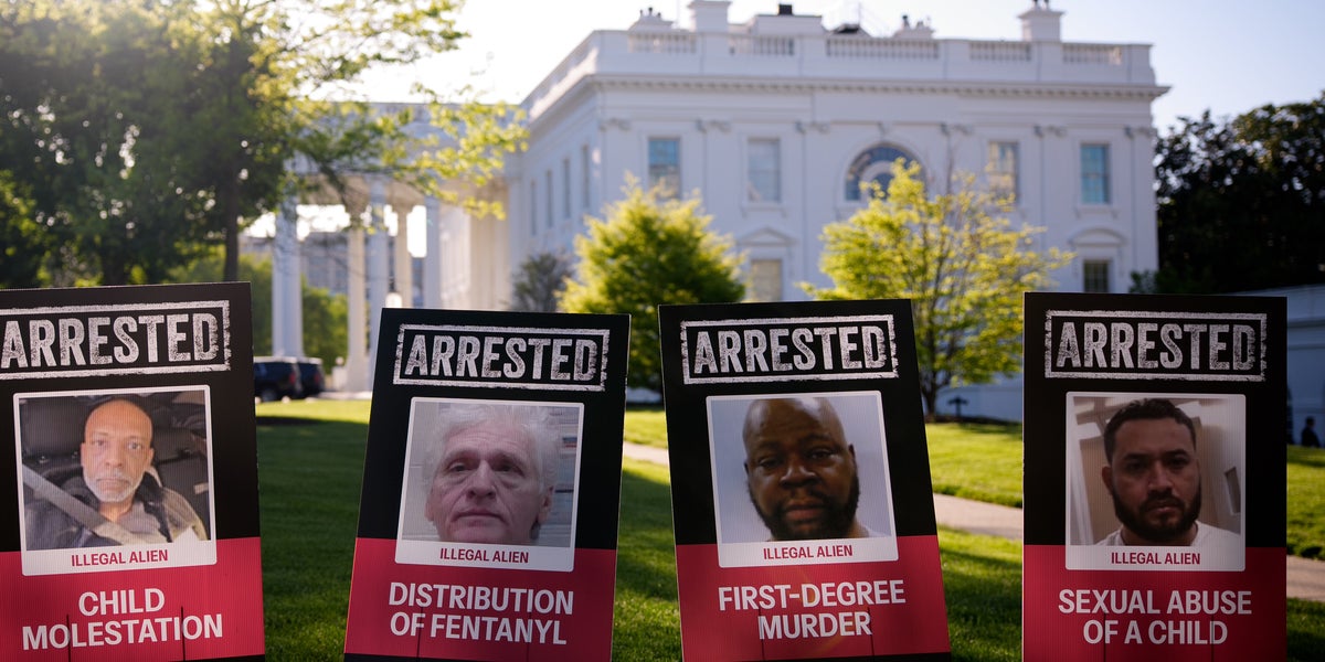 White House Turns Front Lawn Into Mug Shot Gallery Of Alleged Criminal ...
