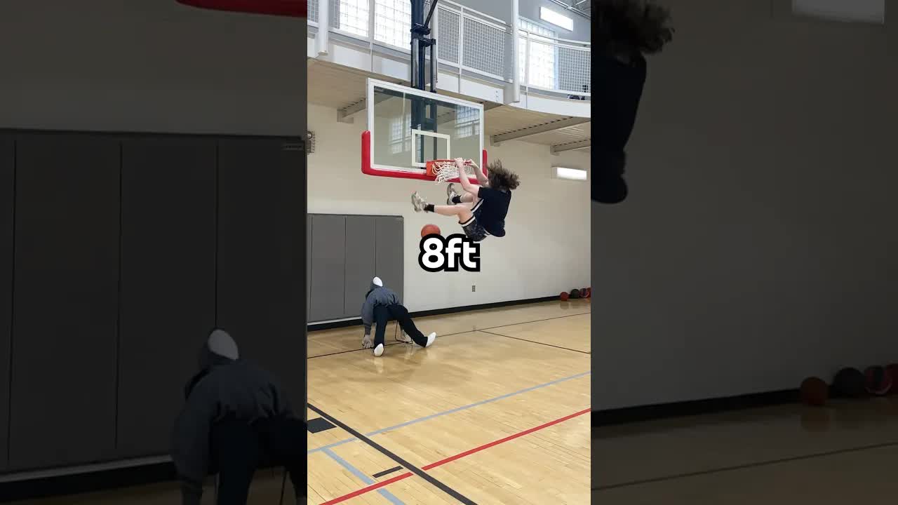 Amazing Basketball Dunks from 8ft to 10ft