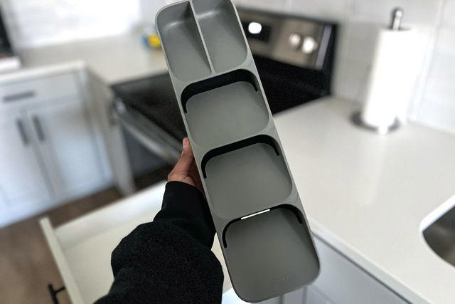 This $12 Kitchen Tool Instantly Organized My Narrow Kitchen Drawers