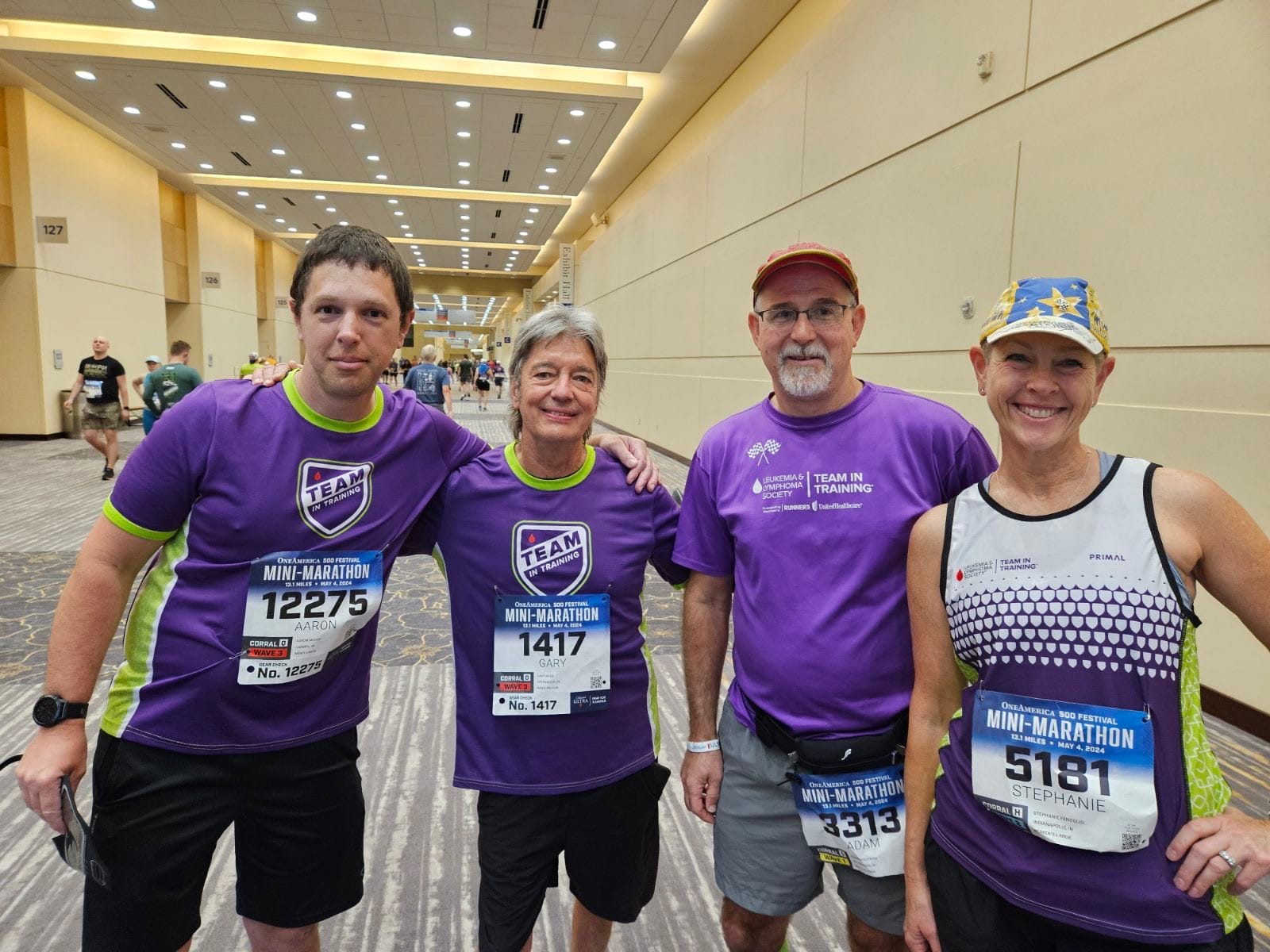 Running against cancer at the 500 Festival Mini-Marathon