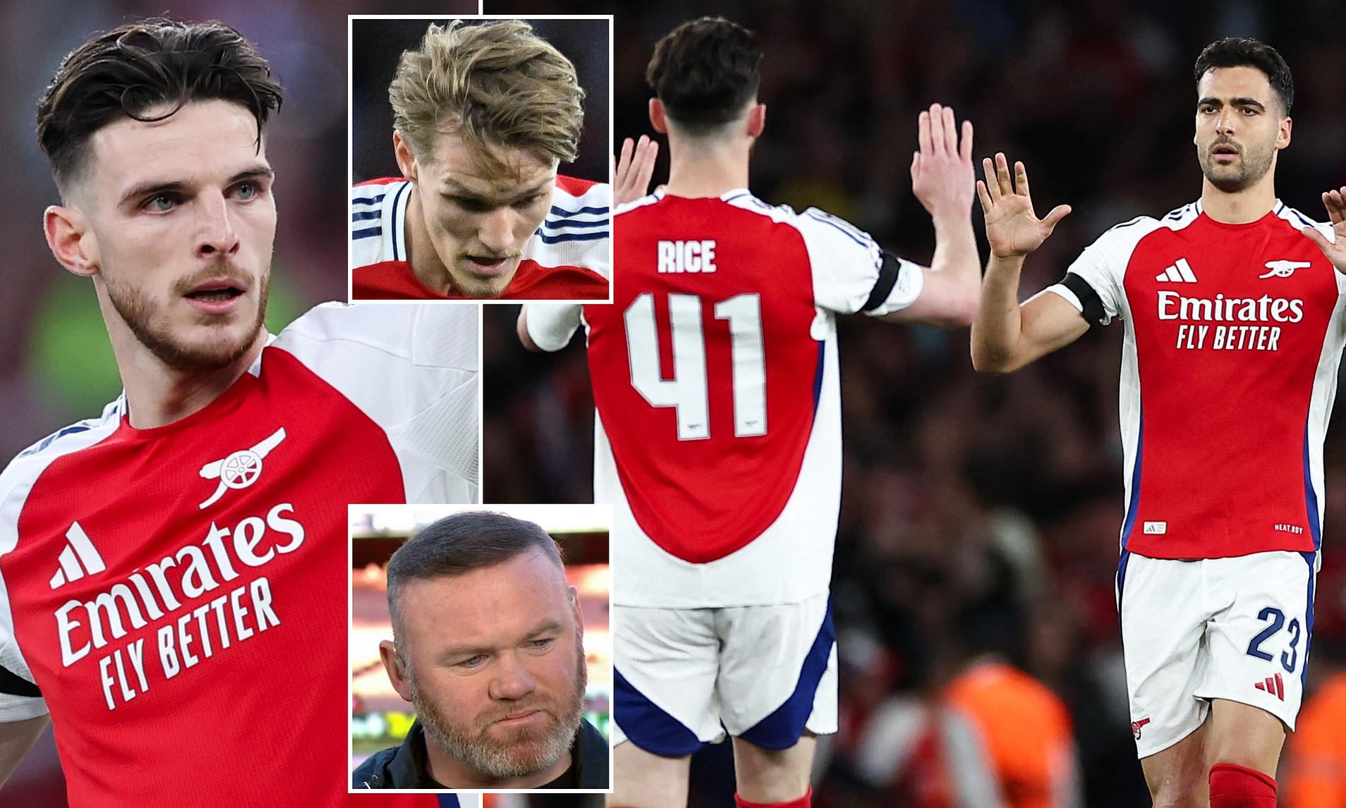 Arsenal's midfield was 'all over the place' in first-half against PSG ...