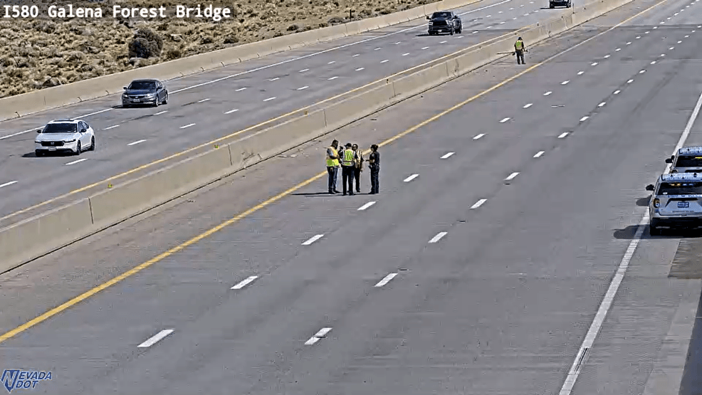 NHP temporary closure of southbound I-580 near Mt. Rose now over