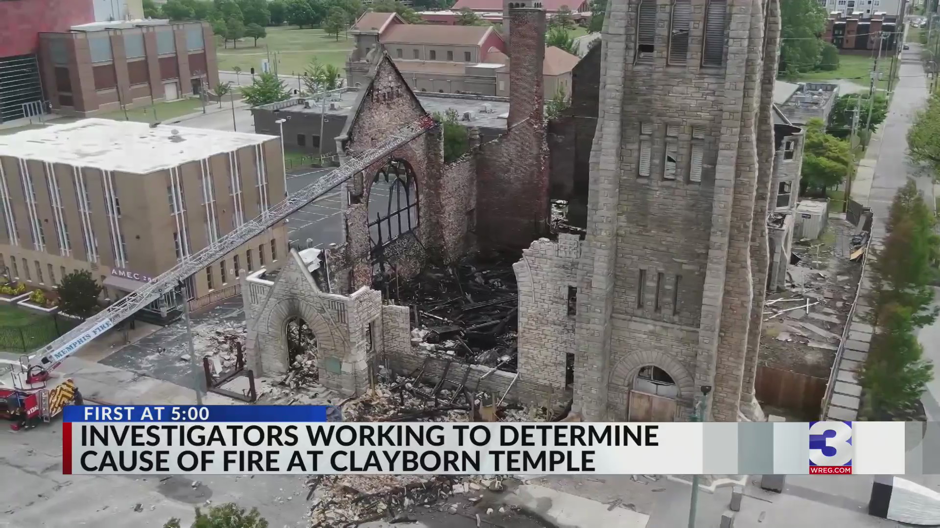 ATF, MFD search for clues after Clayborn Temple lost to fire