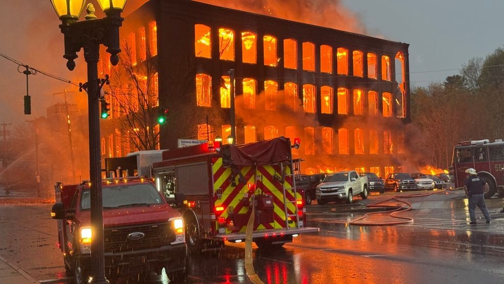 Massive fire breaks out at factory building in Gloversville