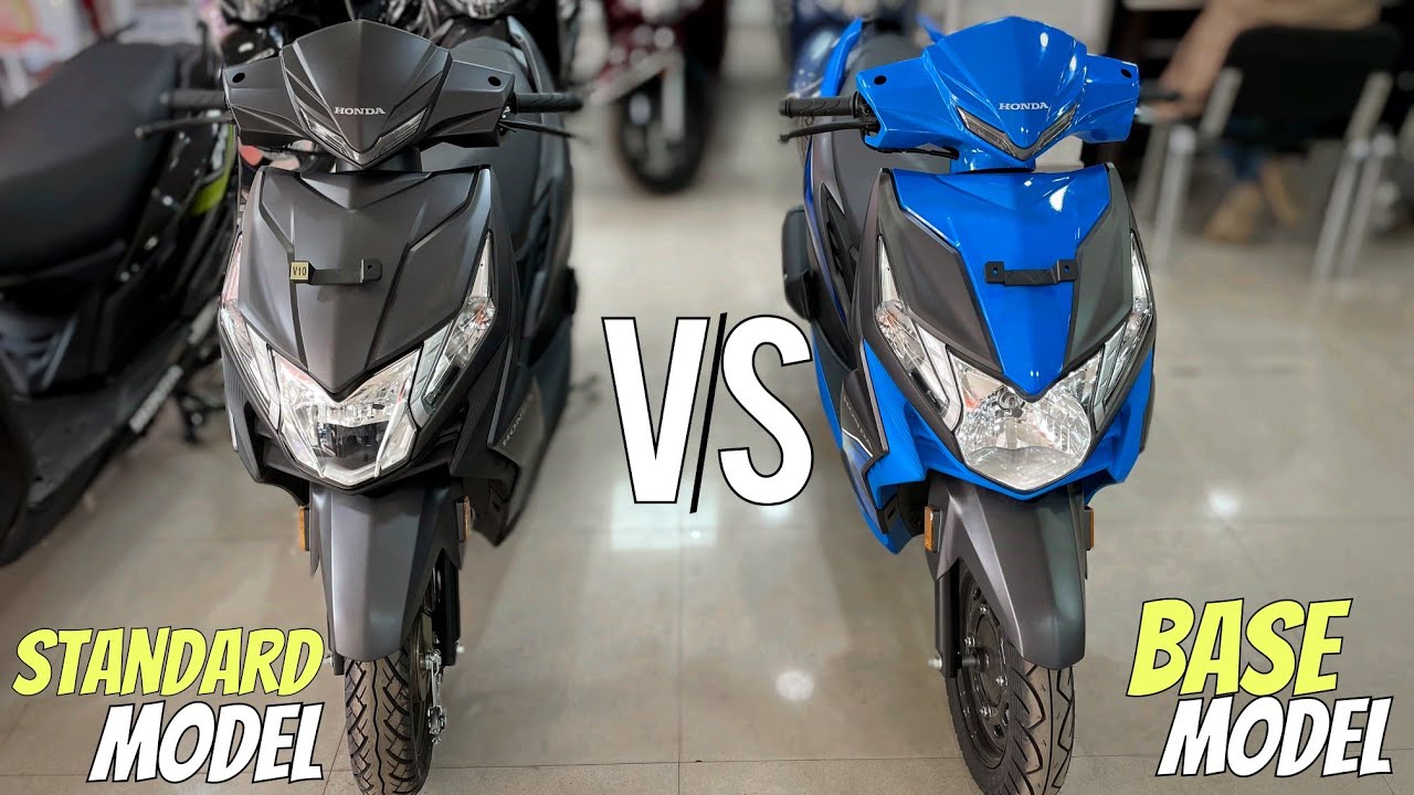 Dio 110 Base Model vs Standard Model – Dio 110 Comparison Video