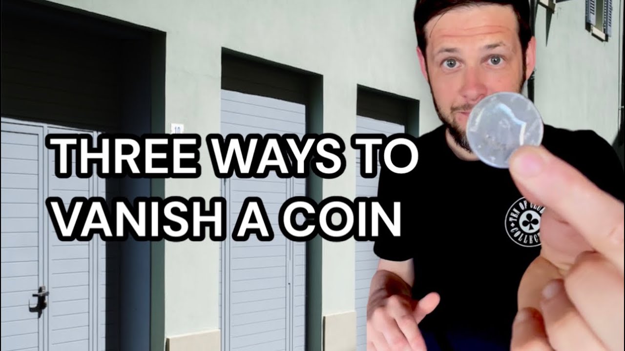 Three Easy Coin Vanishes 🪙 | Simple Magic Tricks Tutorial for Beginners