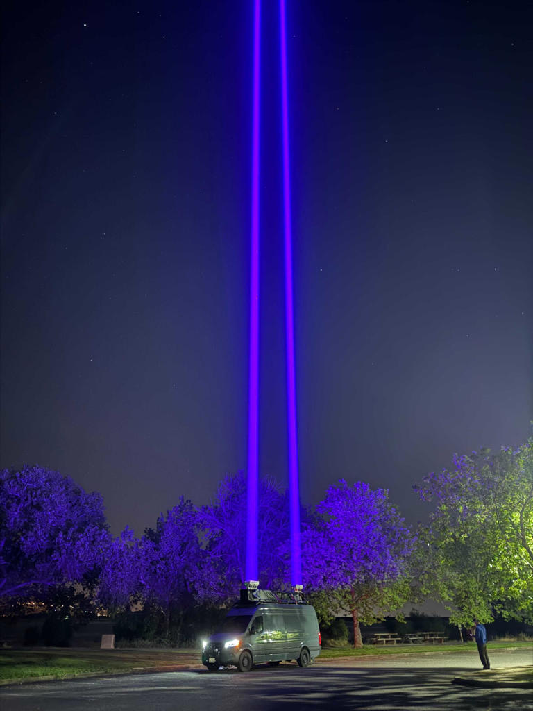 Mystery beam that lit up Folsom sky belongs to the company that created ...