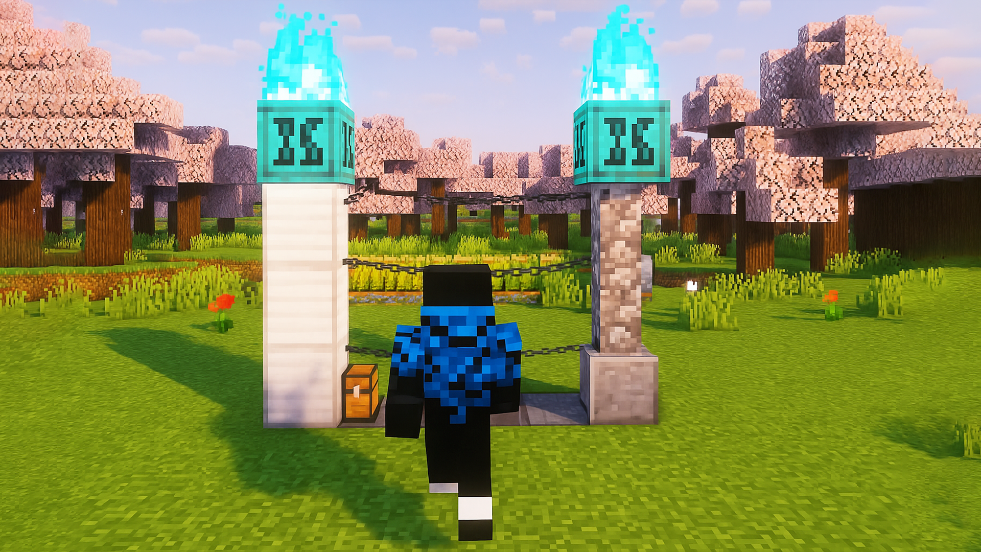 How to Build an Electric Fence in Minecraft ⚡ | Easy Redstone Tutorial