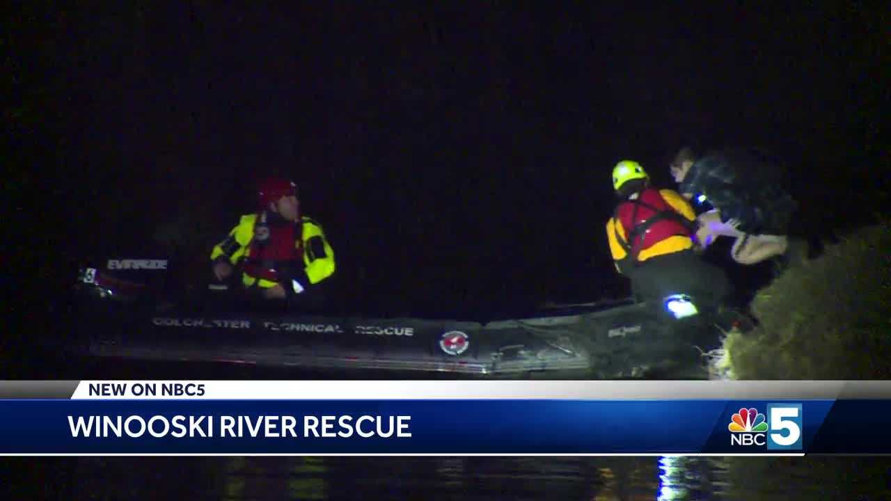 Woman stranded on island in Winooski River rescued by emergency crews