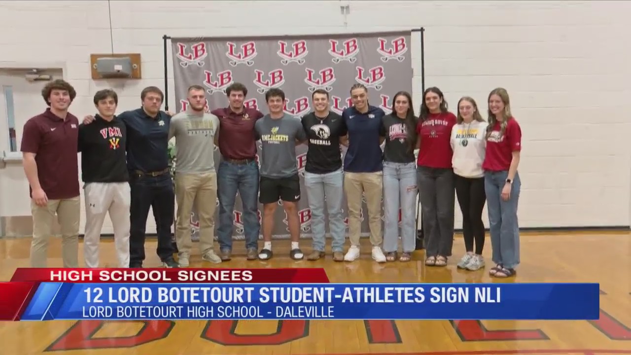 12 Lord Botetourt Student-Athletes Sign NLI