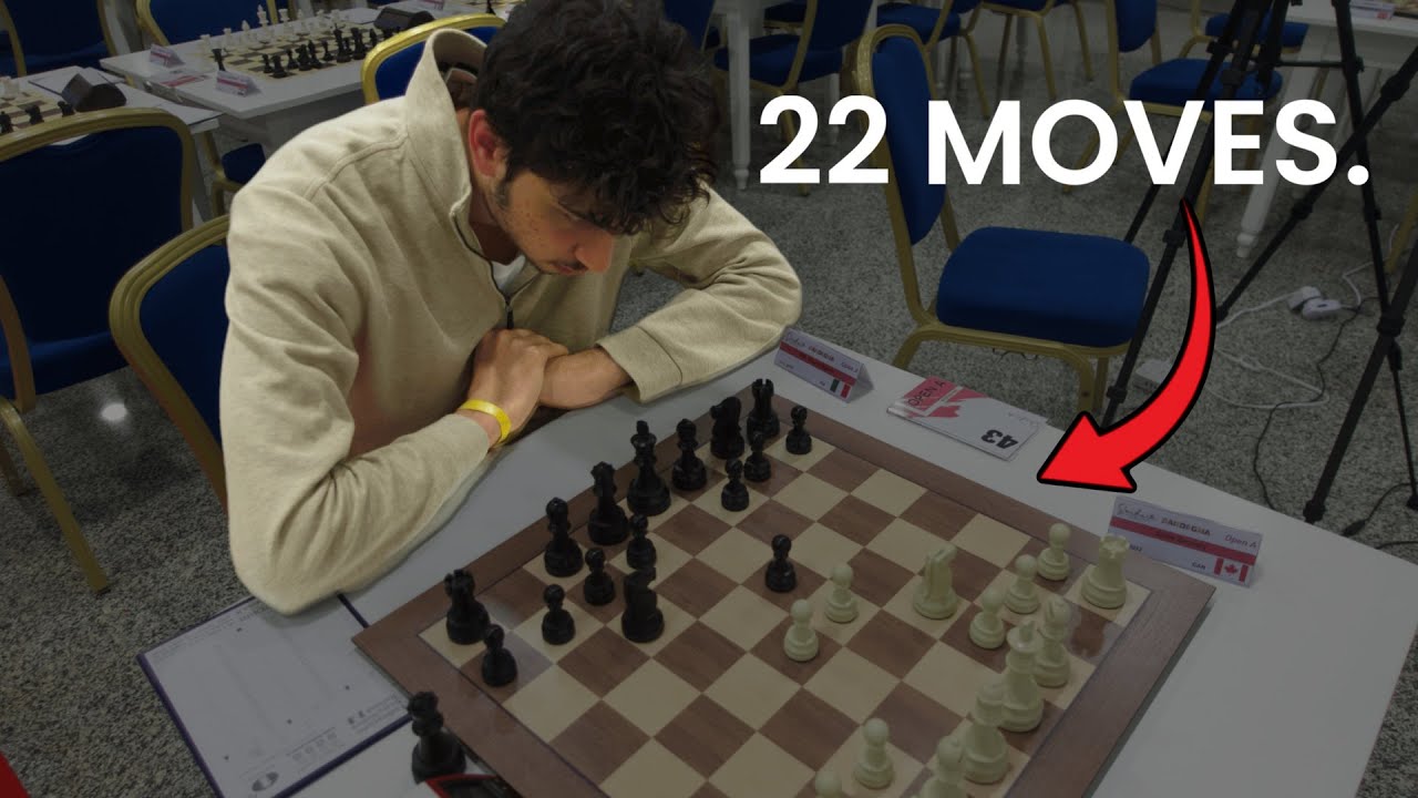 22 Moves. Same Opening. Again