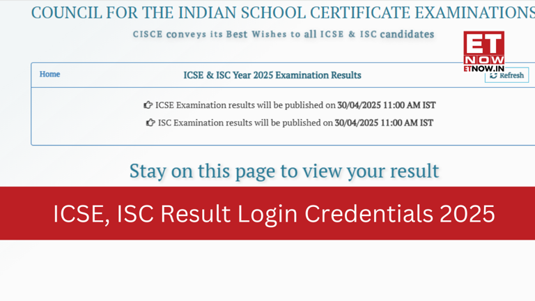 ICSE, ISC Result 2025 login credentials to download CISCE Class 10th & 12th Result scorecard PDF