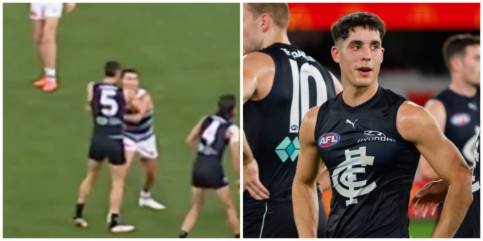 AFL Tribunal: Carlton’s Adam Cerra learns fate after strike on Cats ...