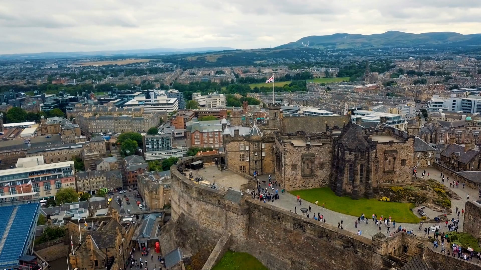 Edinburgh Castle: Die schottische Majestät aus der Drohne