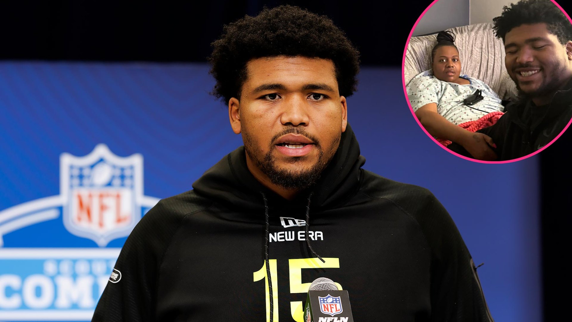 Derrick Harmon Reveals He Was By His Mom's Side When She Died on Draft ...