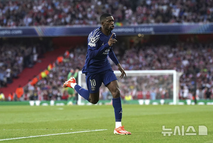 '이강인 벤치' PSG, 아스널과 UCL 4강 1차전서 1-0 승리