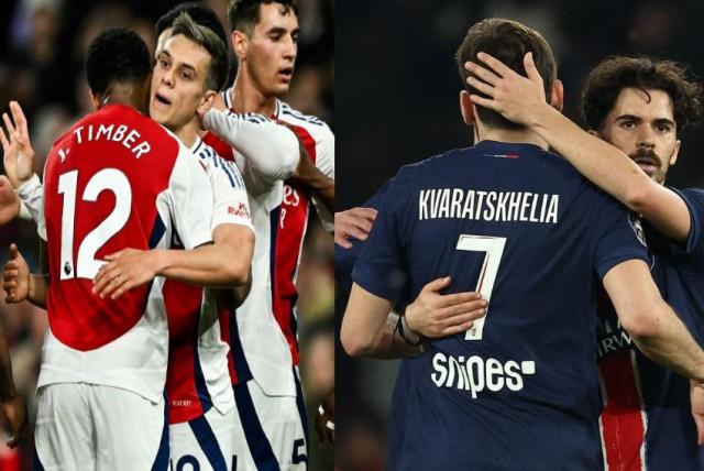 PSG sacó tremendo resultado en Londres al ganarle al Arsenal en la ida ...