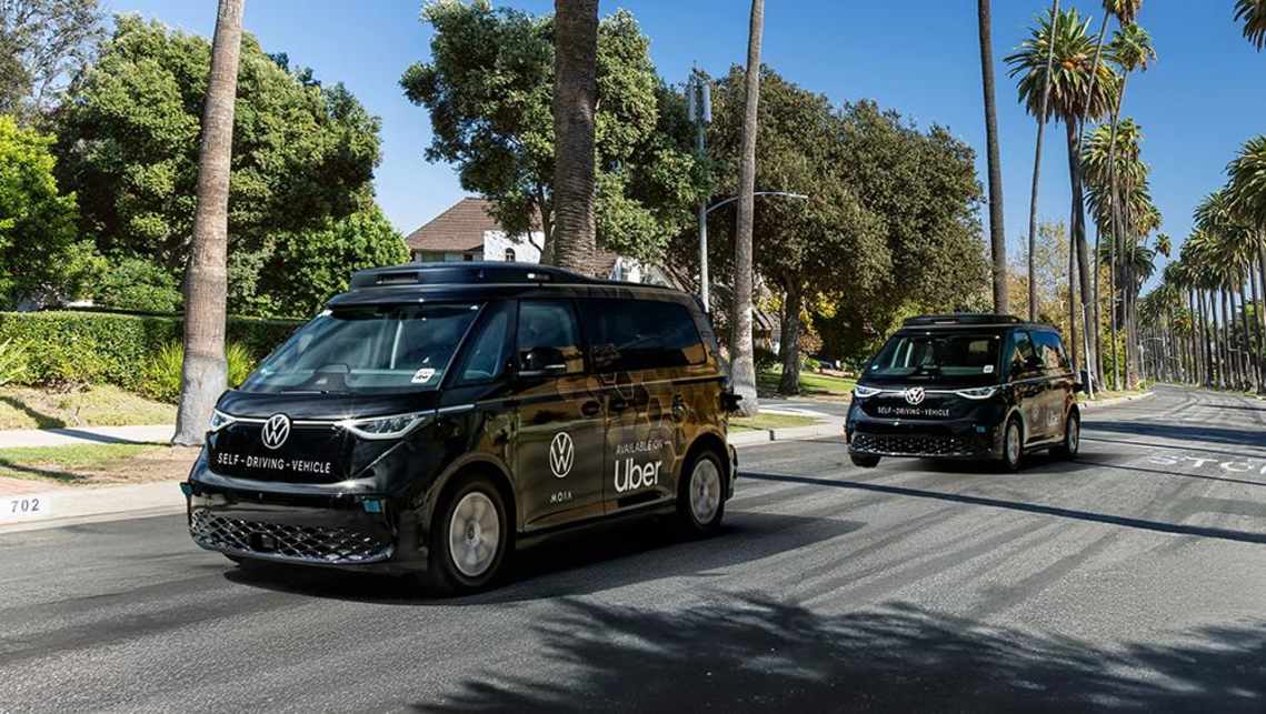 Volkswagen self-driving Ubers!
