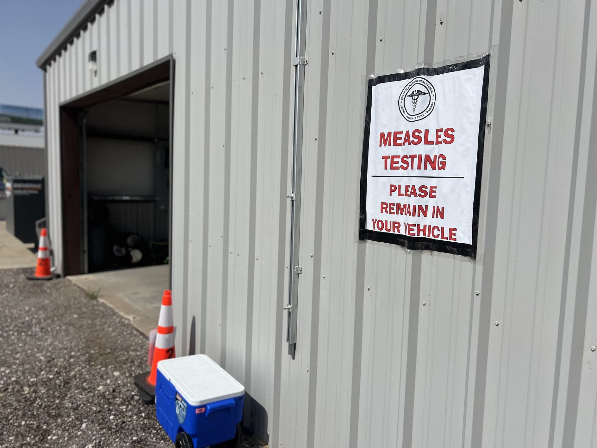 CDC leaders visit measles testing site, vaccine clinic in Gaines Co.