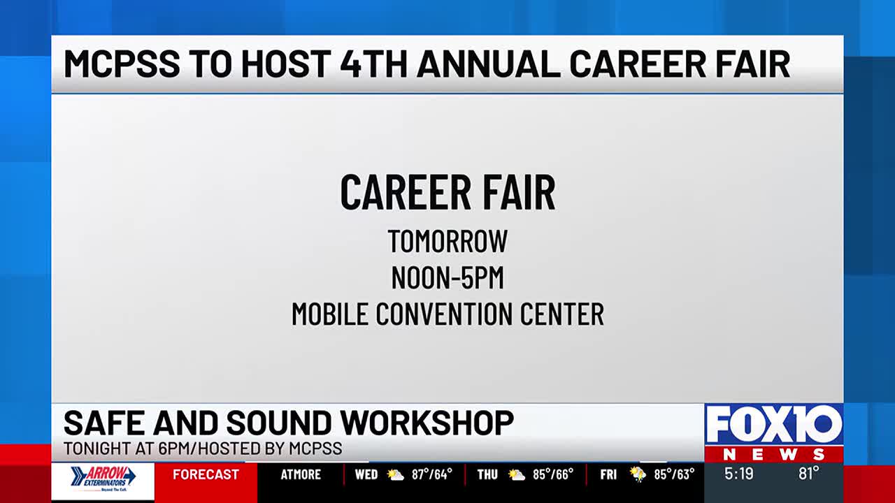 MCPSS to host career fair Wednesday at Mobile Convention Center
