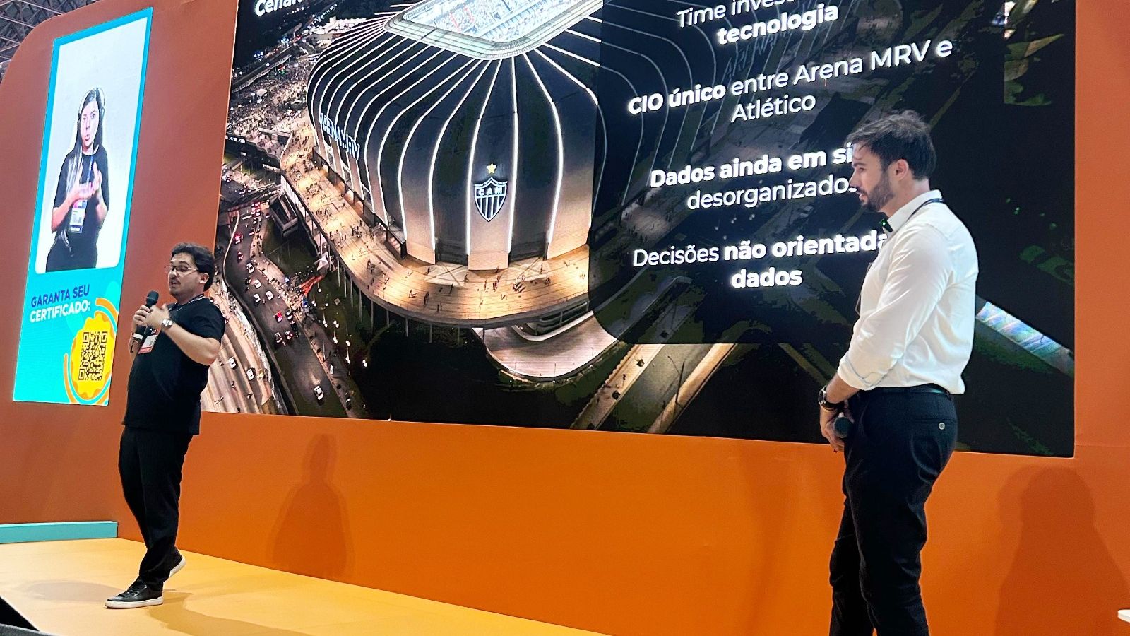 Guidance apresenta case da Arena MRV no Web Summit, no Rio