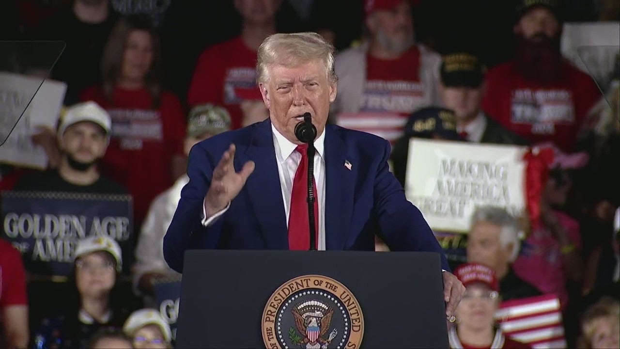 Trump in Michigan rips 'This lunatic' Rep Shri Thanedar's impeachment ...