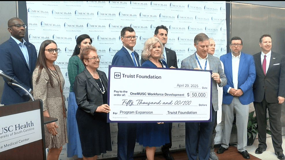 MUSC Florence receives $50,000 to help address shortage of healthcare ...
