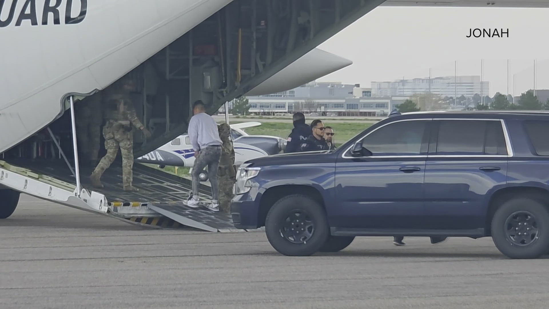 Coast Guard aircraft transport ICE detainees from Colorado to Texas and ...