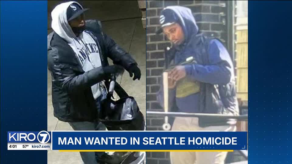 VIDEO: Man wanted in Seattle homicide investigation