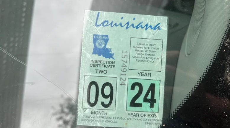 Louisiana lawmakers stifle measure to eliminate vehicle safety ...