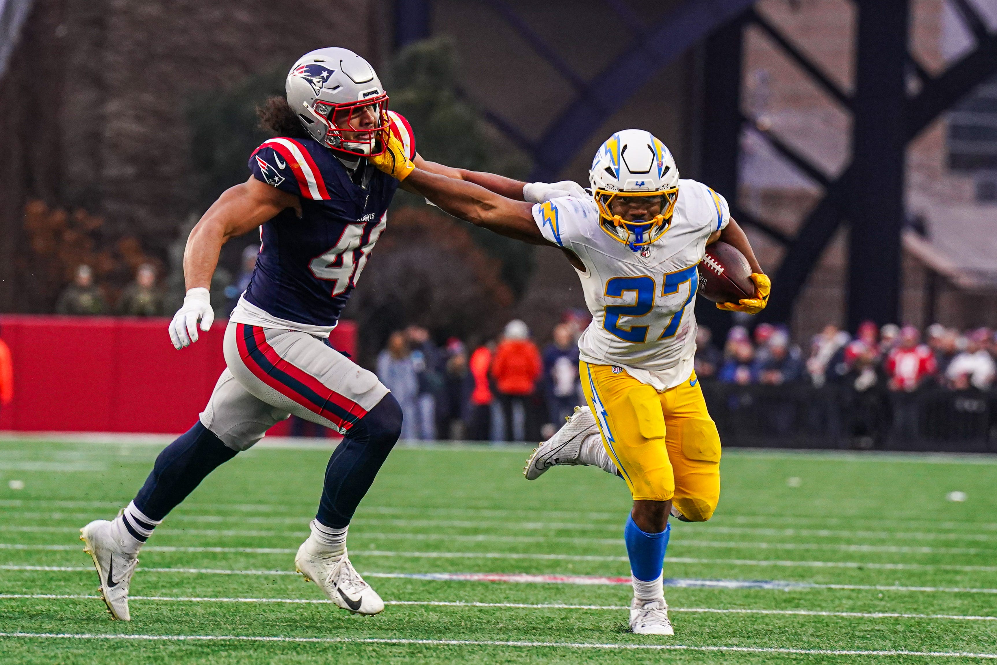 Chargers use unrestricted free-agent tender on J.K. Dobbins
