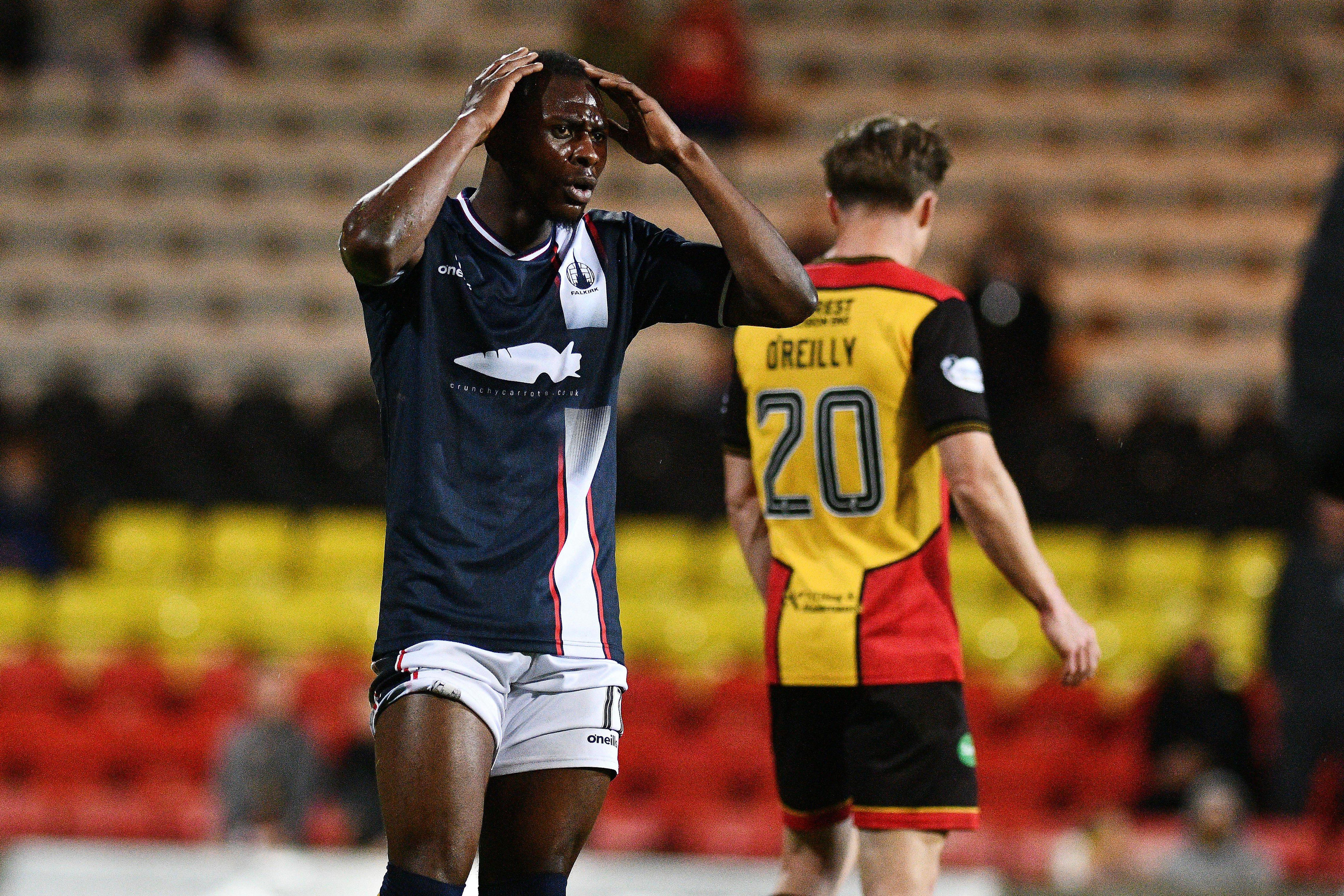 Alfredo Agyeman red card rescinded: Falkirk's appeal to Scottish FA ...